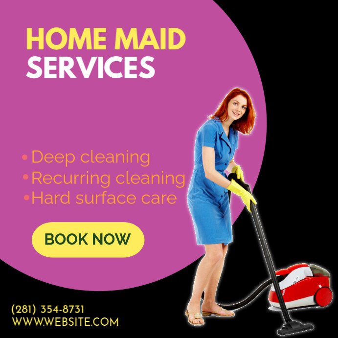 Home maid services instagram - template | PosterMyWall