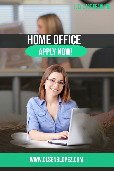 home office apply Template | PosterMyWall