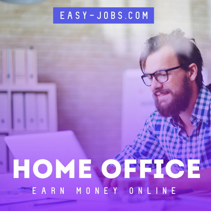 HOME OFFICE EASY 3 Template | PosterMyWall