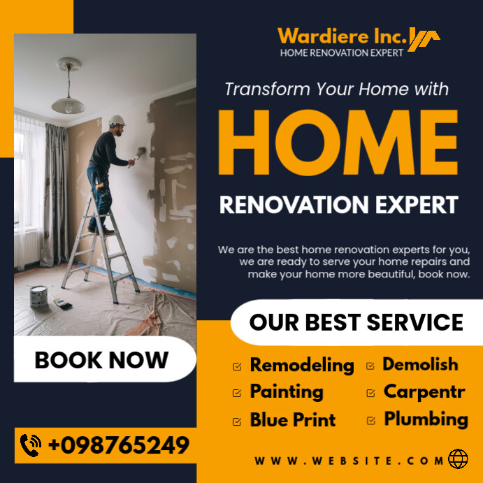 Plantilla de Home Renovation Instagram Post | PosterMyWall