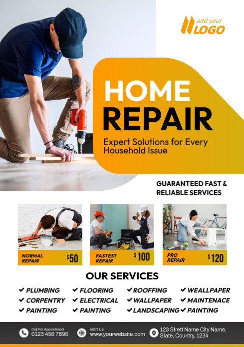 Copy of Home Repair | PosterMyWall