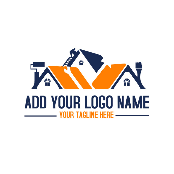 Copy of Home/repair/handyman/home Decor/roofing/brand/architecture logo ...