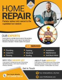 HOME REPAIR SERVICE FLYER Template | PosterMyWall