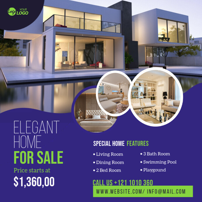 Home Sale Banner Template | PosterMyWall