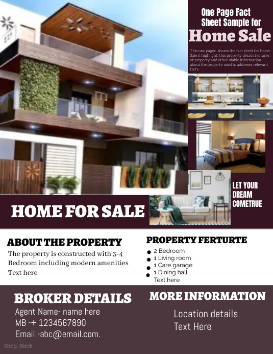 Modèle Home sale card | PosterMyWall