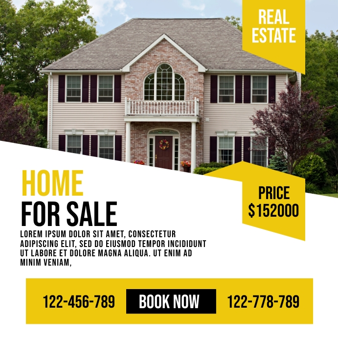 home sale flyer Template | PosterMyWall