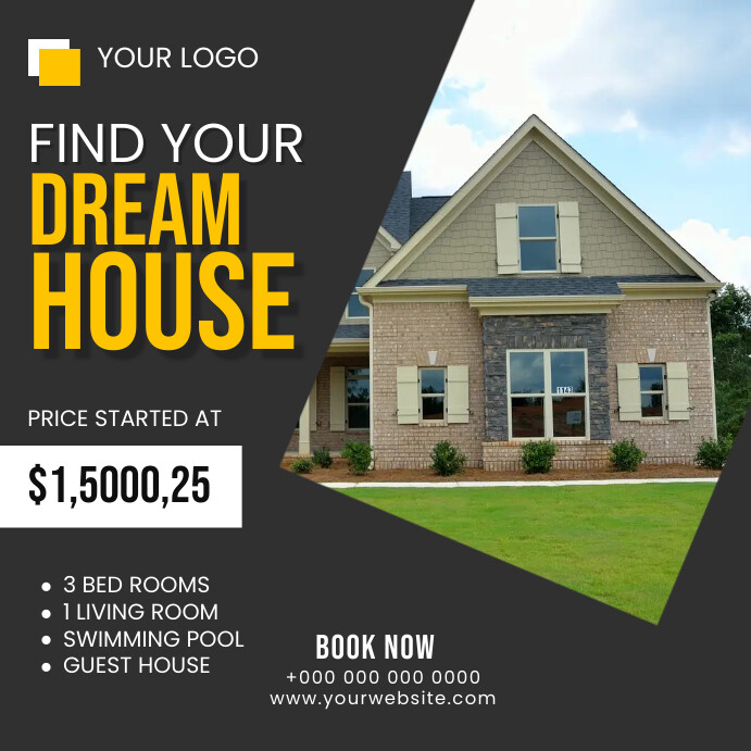 Home sale Real Estate Template | PosterMyWall