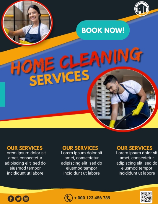 HOME SERVICES.E Template | PosterMyWall