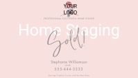 Home Staging Business Card Template | PosterMyWall