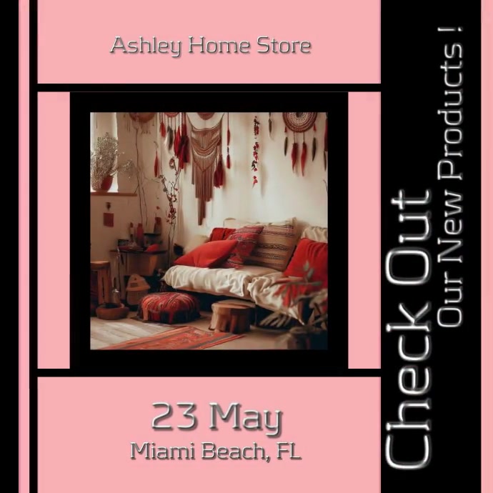 Home Store Reel Template | PosterMyWall