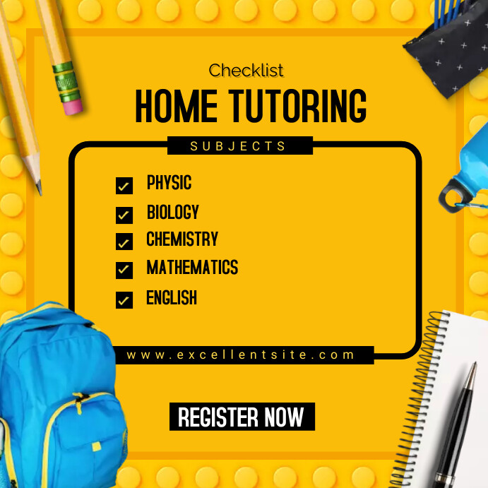 Home tuition poster Template | PosterMyWall