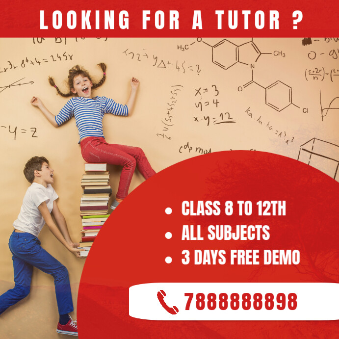 Home tuition teaching instagram post Template | PosterMyWall