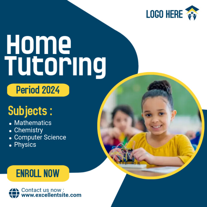Home tutoring Template | PosterMyWall