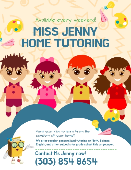 Copy of Home Tutoring Flyer | PosterMyWall