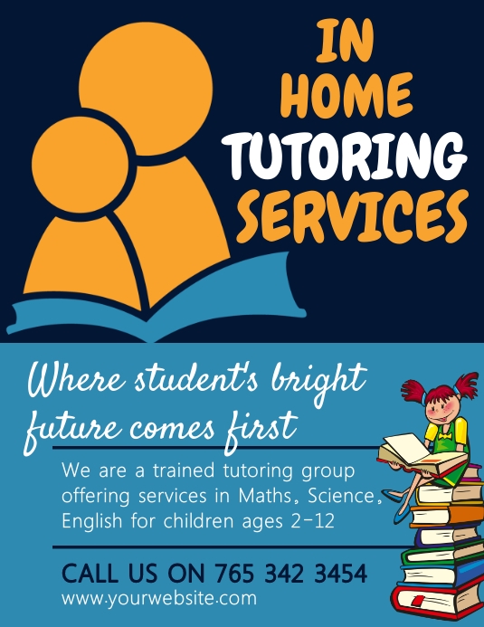 Home Tutoring Flyers Template | PosterMyWall