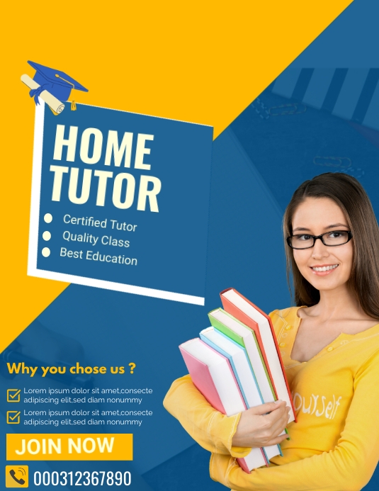 Home tutoring Instagram template | PosterMyWall