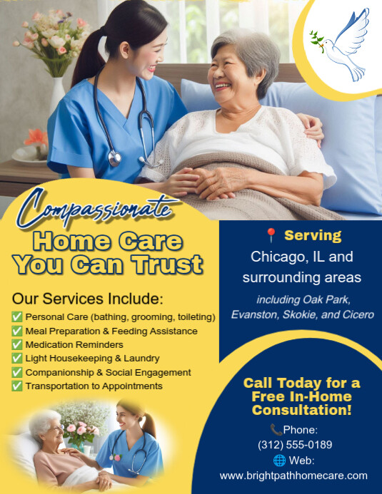 Copy of Homecare Nurse Ad | PosterMyWall
