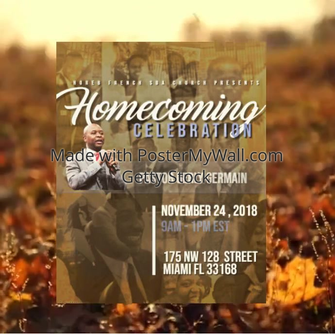 Copy of Homecoming Celebration | PosterMyWall