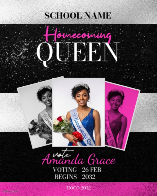 Homecoming flyer design template | PosterMyWall