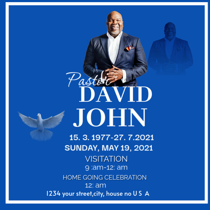Copy of Homegoing Flyer Announcement | PosterMyWall