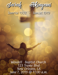 Homegoing Funeral Program Template | PosterMyWall