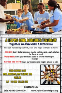 homeless shelter flyer Template | PosterMyWall