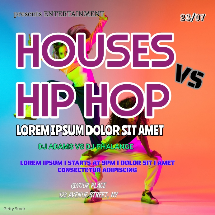 Homies Hip hop Template | PosterMyWall