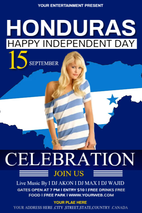 Honduras CELEBRATION Template | PosterMyWall