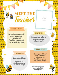 Boho meet the teacher template | PosterMyWall