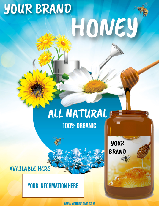 HONEY Template | PosterMyWall