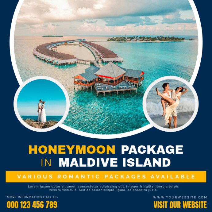 honeymoon Template | PosterMyWall