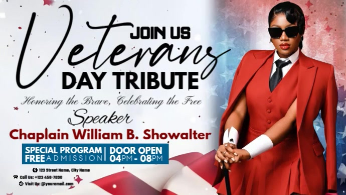 Honoring Heroes Veterans Tribute 2025 Template | PosterMyWall