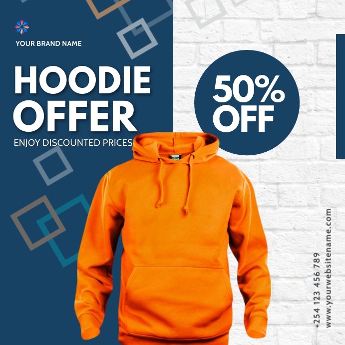 Copy of hoodies jacket fashion sale templates | PosterMyWall