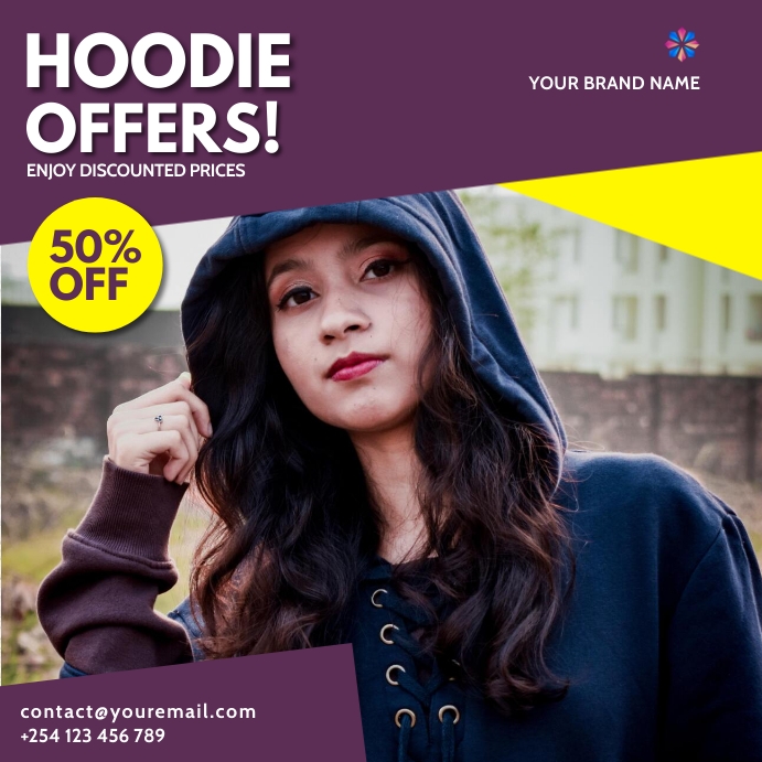 hoodies jacket fashion sale templates | PosterMyWall