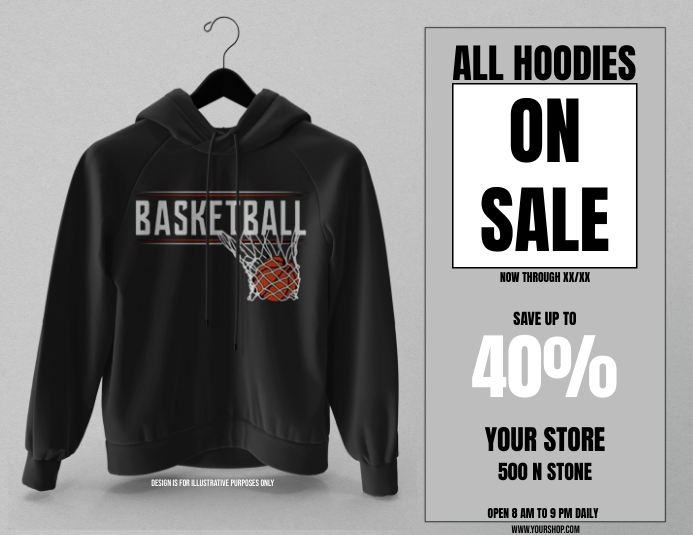 Copy of HOODIES SALE | PosterMyWall