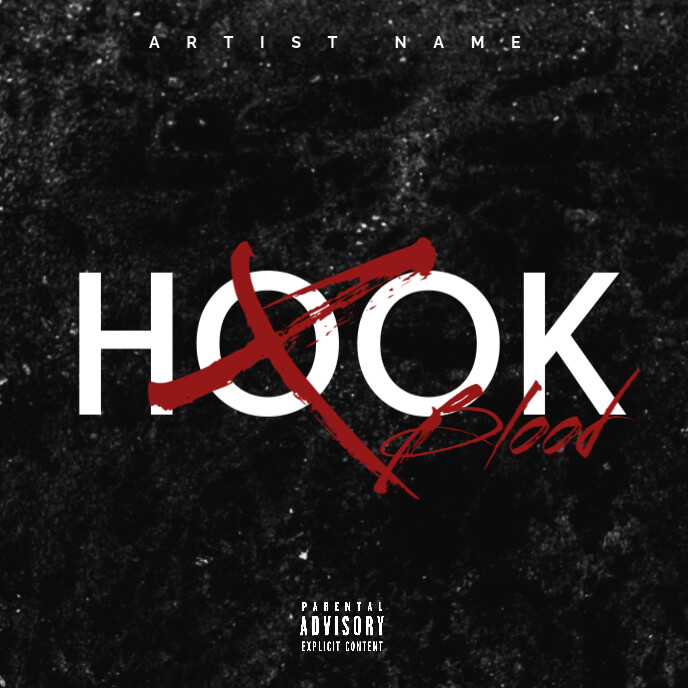 Plantilla de Hook song album cover | PosterMyWall