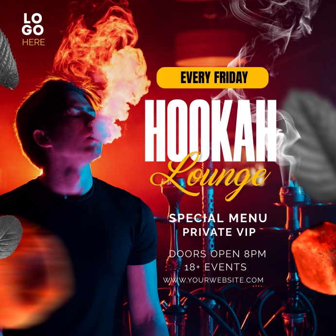 hookah lounge Template | PosterMyWall