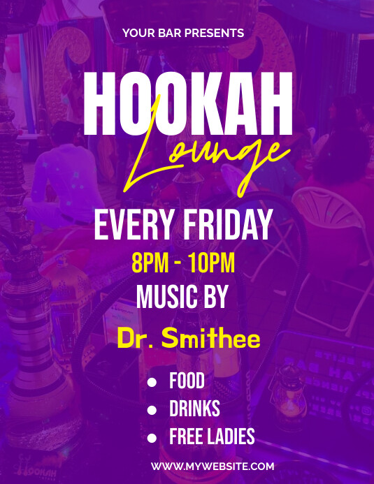 hookah lounge flyers Template | PosterMyWall