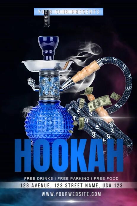 Hookah Night Party Template | PosterMyWall