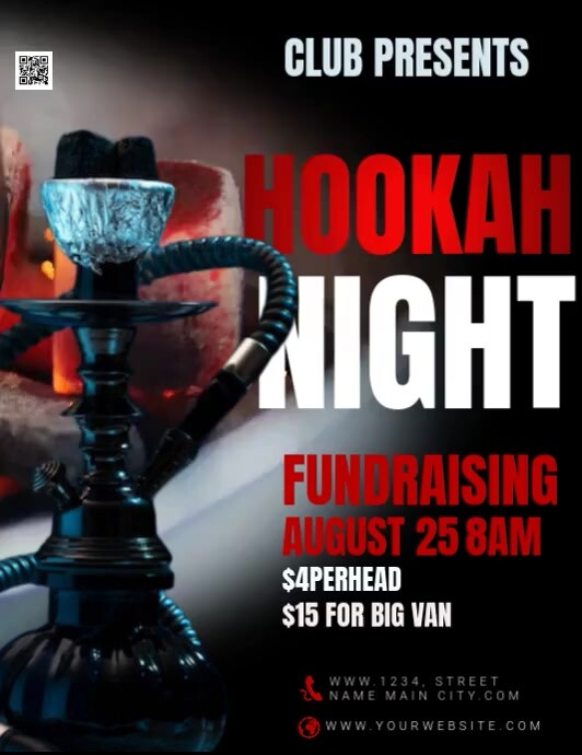 Hookah Night Poster Template | PosterMyWall