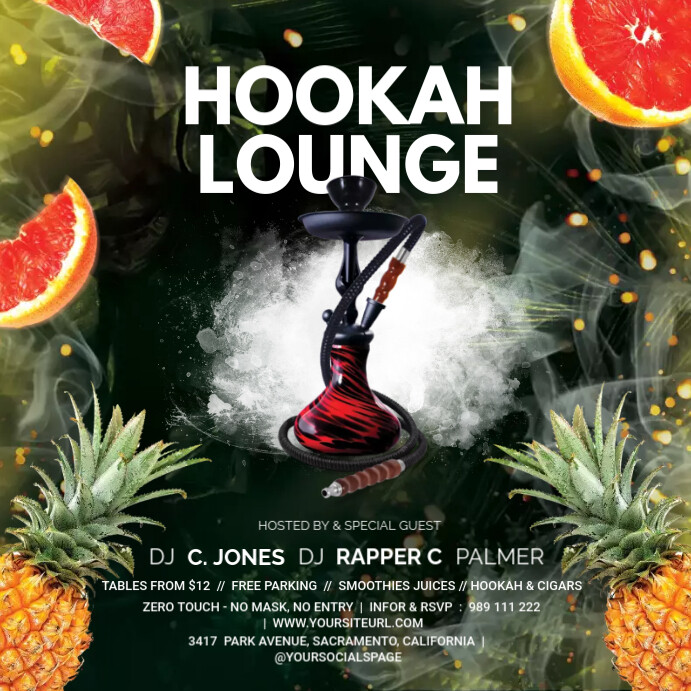 Hookah Party Template | PosterMyWall