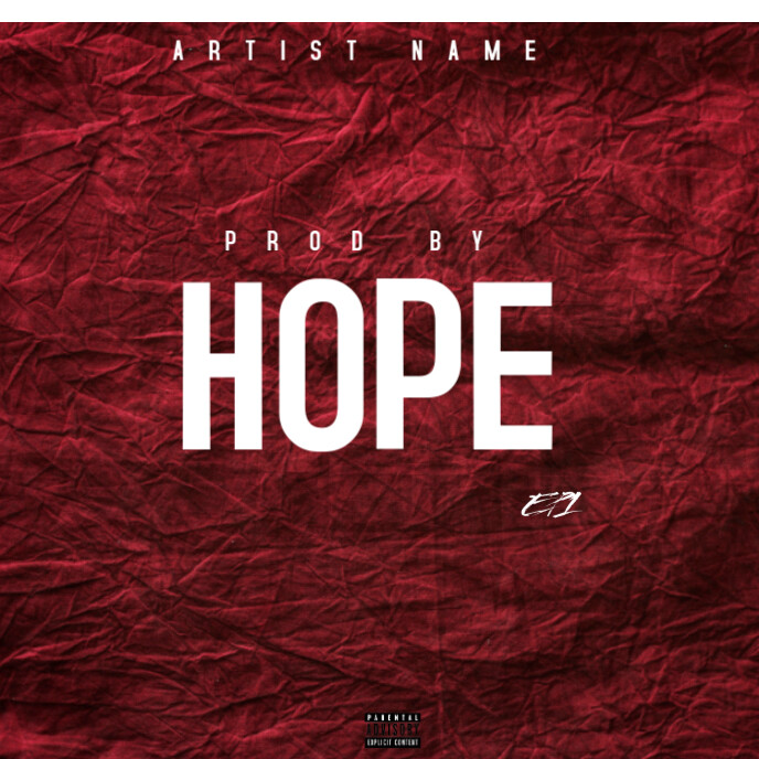 Hope album cover Template | PosterMyWall