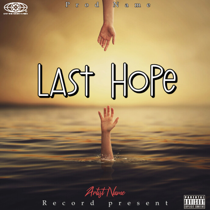 Plantilla de Hope CD mixtape cover album cover | PosterMyWall