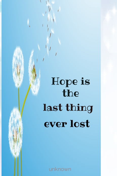 hope Template | PosterMyWall