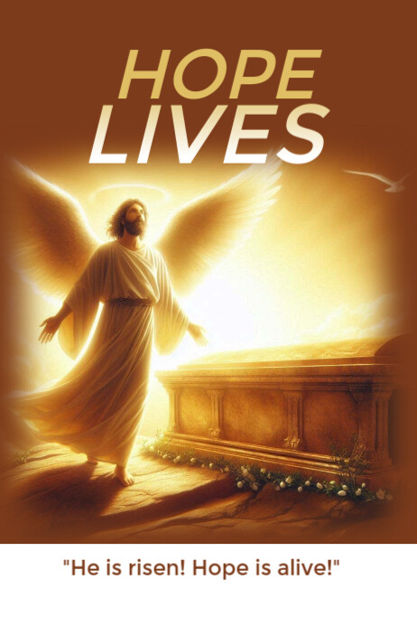Plantilla de Hope lives | PosterMyWall