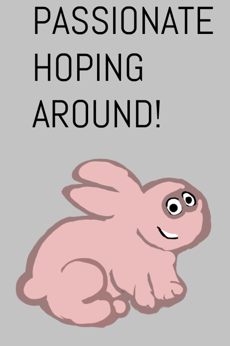 Plantilla de Hopper Rabbit | PosterMyWall