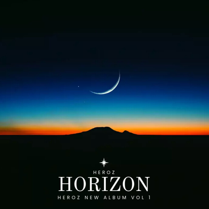 HORIZON Album Cover Template | PosterMyWall