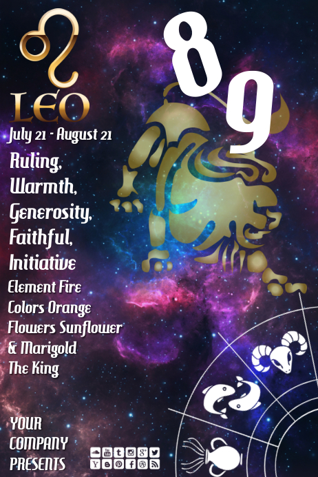 horoscope10 Template | PosterMyWall
