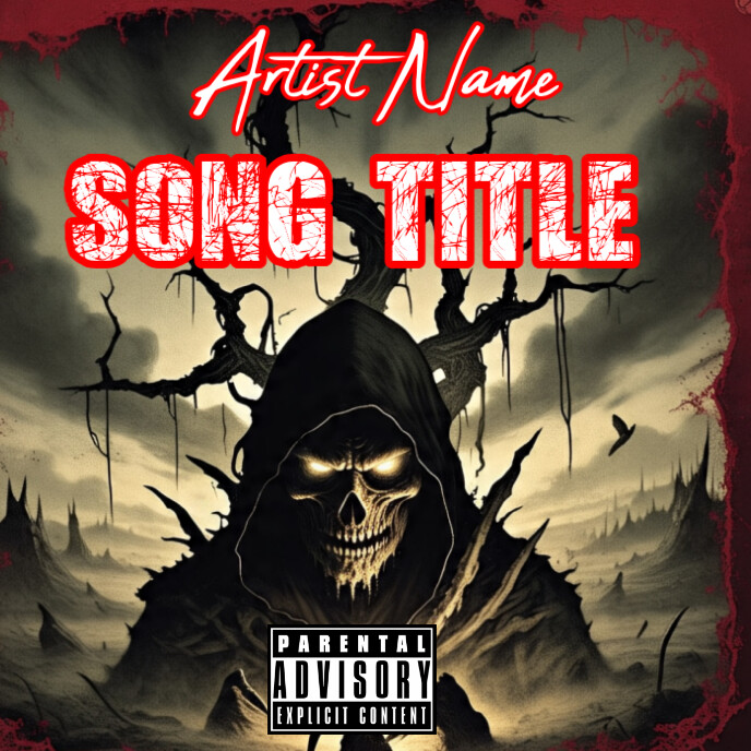 Horror Album Cover Album Cover Album Cover Template | PosterMyWall