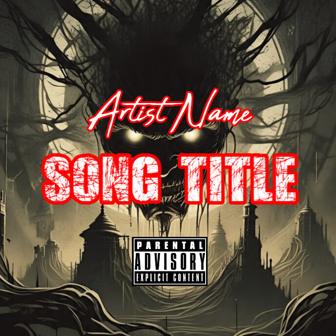 Horror Album Cover Album Cover Template | PosterMyWall